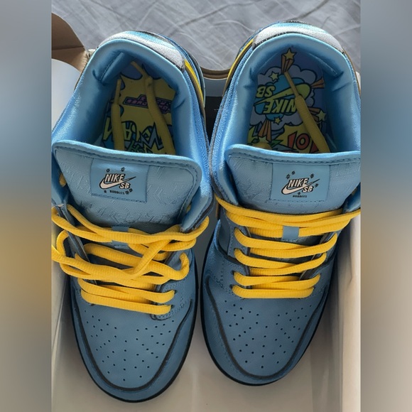 Nike | Shoes | Bubbles Powerpuff Nike Sb Dunks Blue Size 65 | Poshmark
